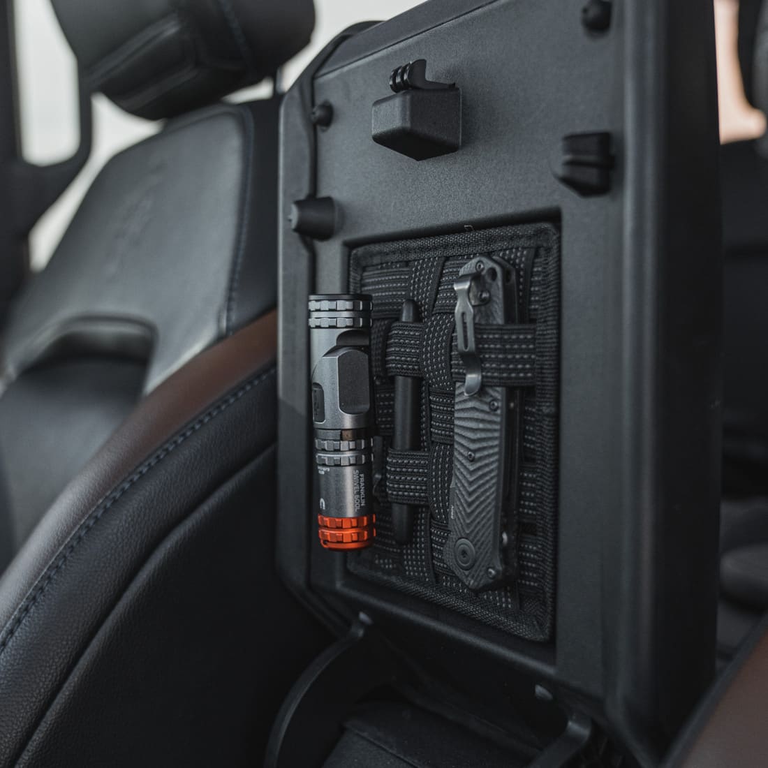 ARACHLID Armest Lid Organizer (Tactical Molle Webbing Storage) for 6G