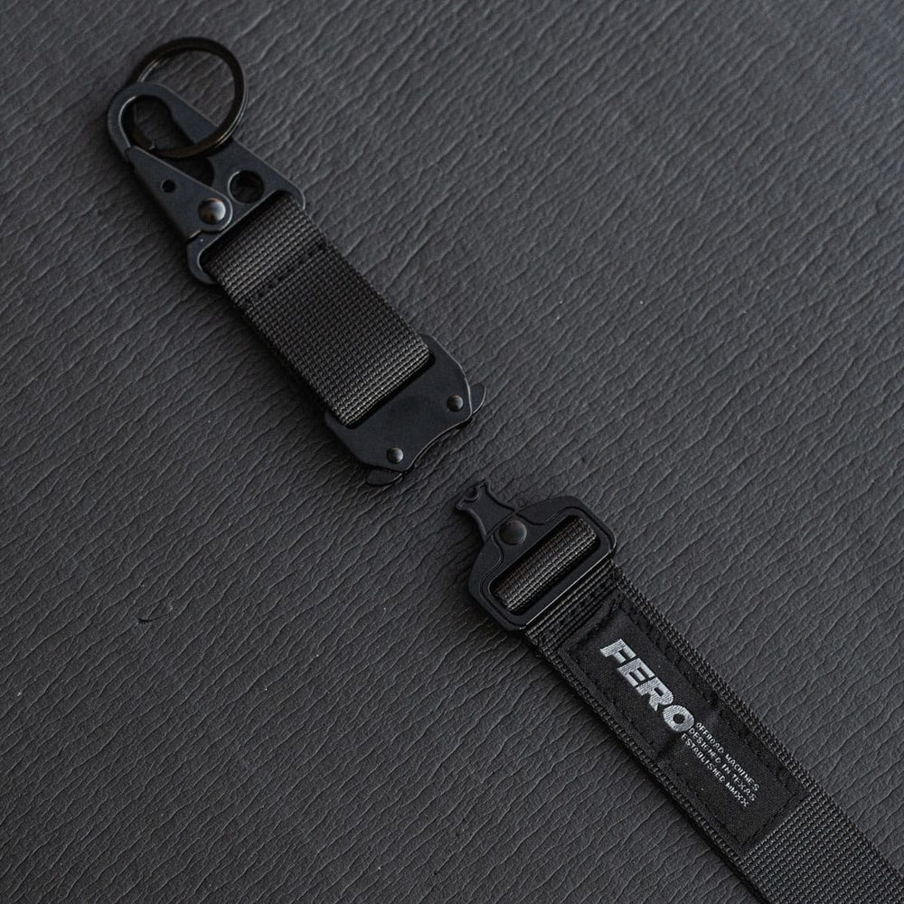 Clash Hook Lanyard w/ Quick Release Buckle - Stealth Black